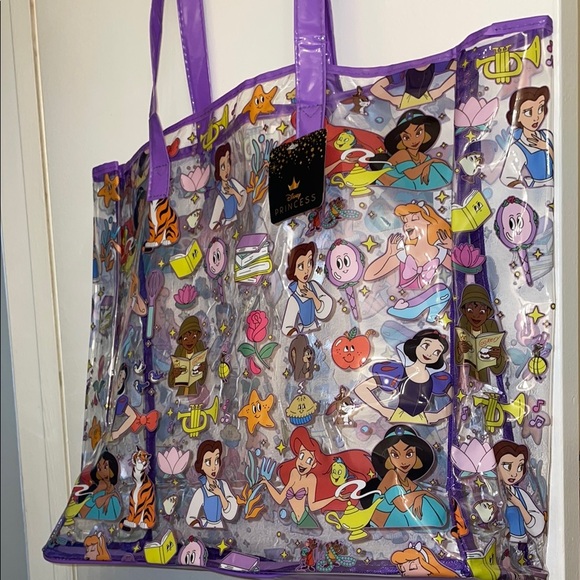 Disney | Bags | 24hr Drop Disney Princess Clear Tote Bag | Poshmark